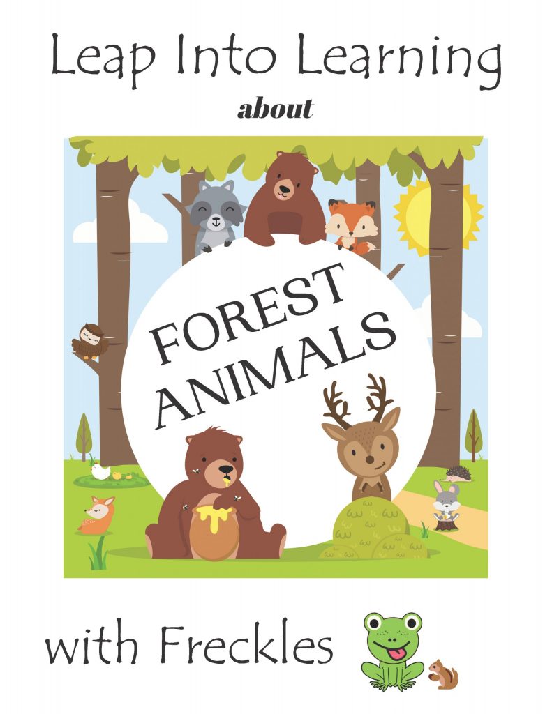 Forest Animals Themed Learning Packet – Leap Into Learning